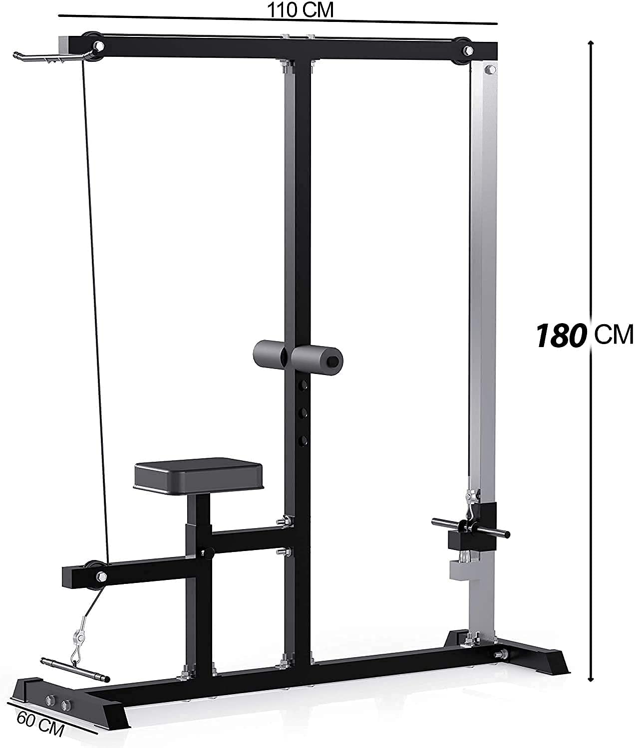 Senshi Japan V3 Cable Lat Pulldown Machine - 2 Pulley System, Comes ...