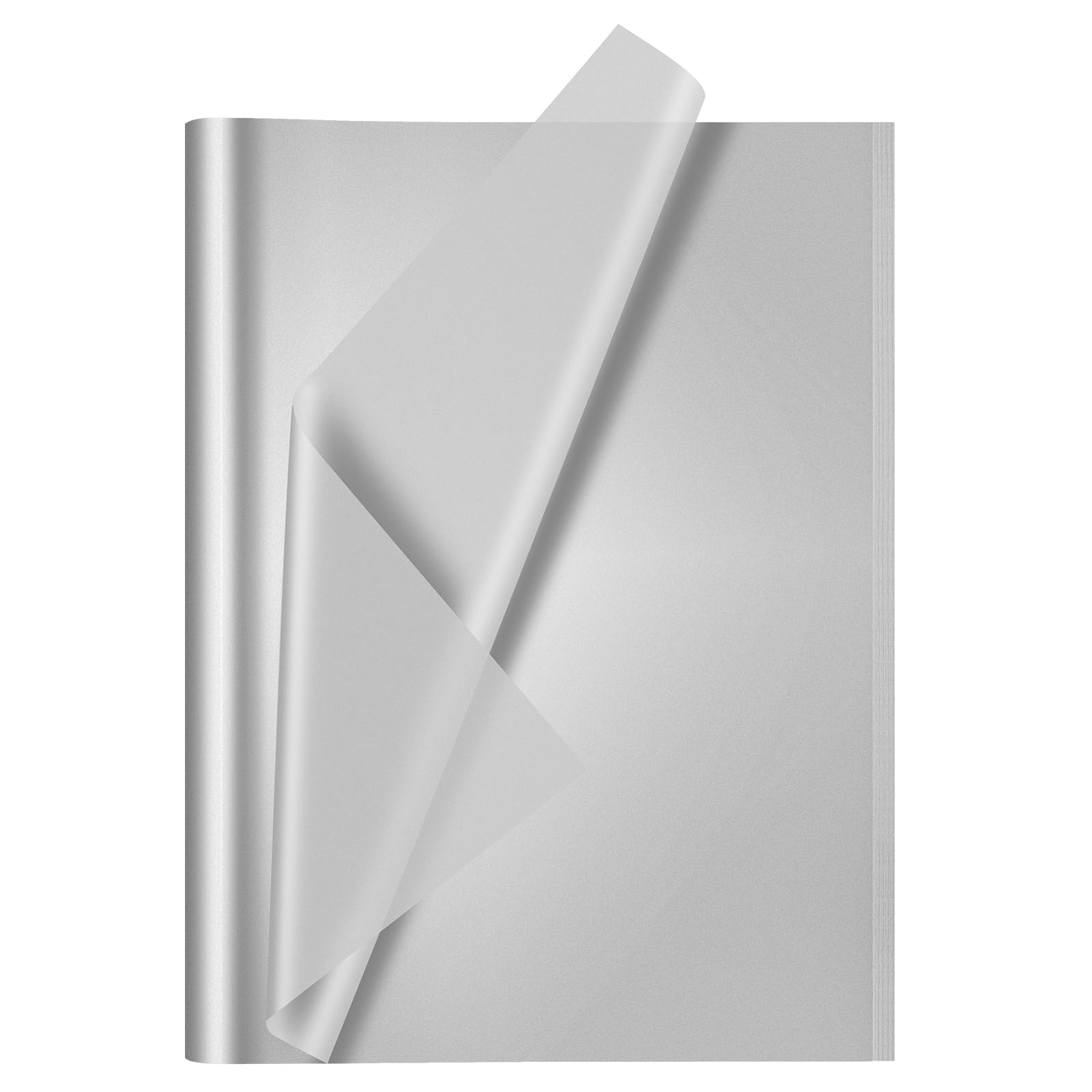Wrapping Paper Christmas Topeedy White And Silver Snowflake Tissue ...