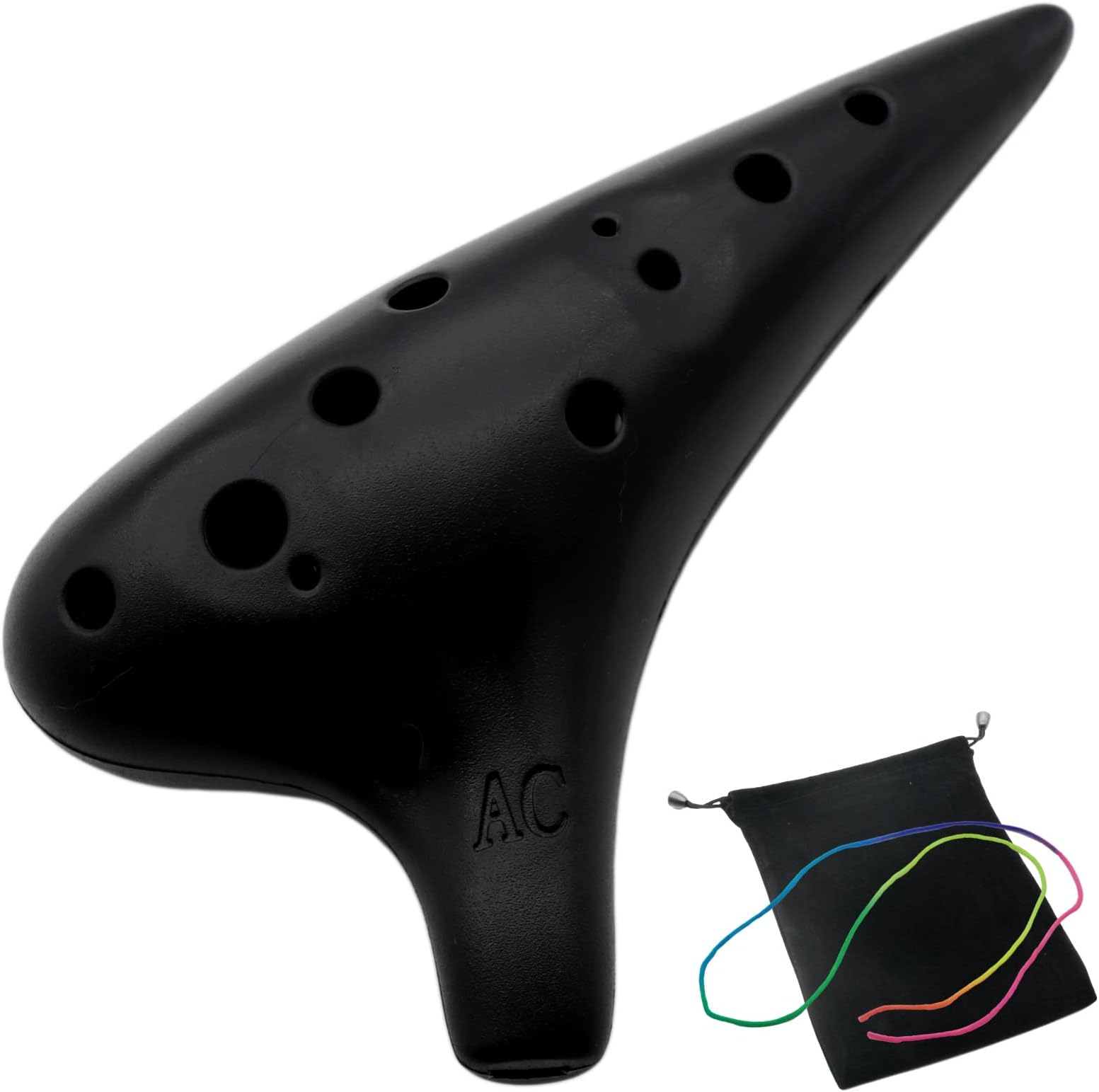Amazon.com: Aestivate Plastic Ocarina Instrument 12 Hole Ocarina Alto C ...