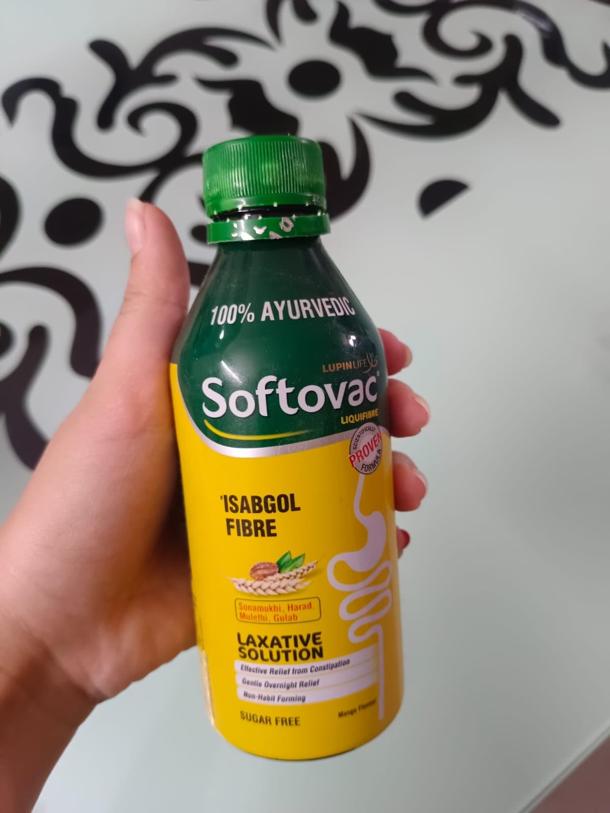 Softovac Isabgol Liquifibre Constipation Syrup 225ml, Relieves Bloating ...