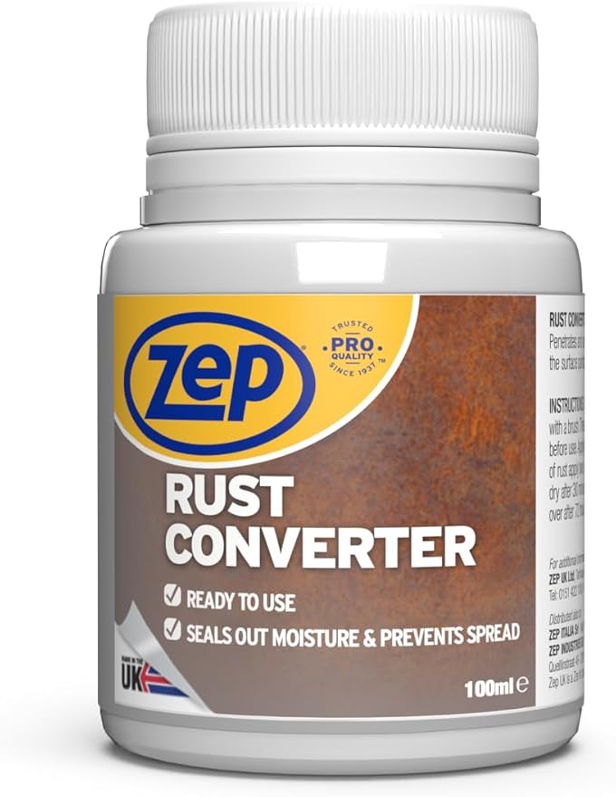 Zep Rust Converter and neutraliser with a brush for easy application ...