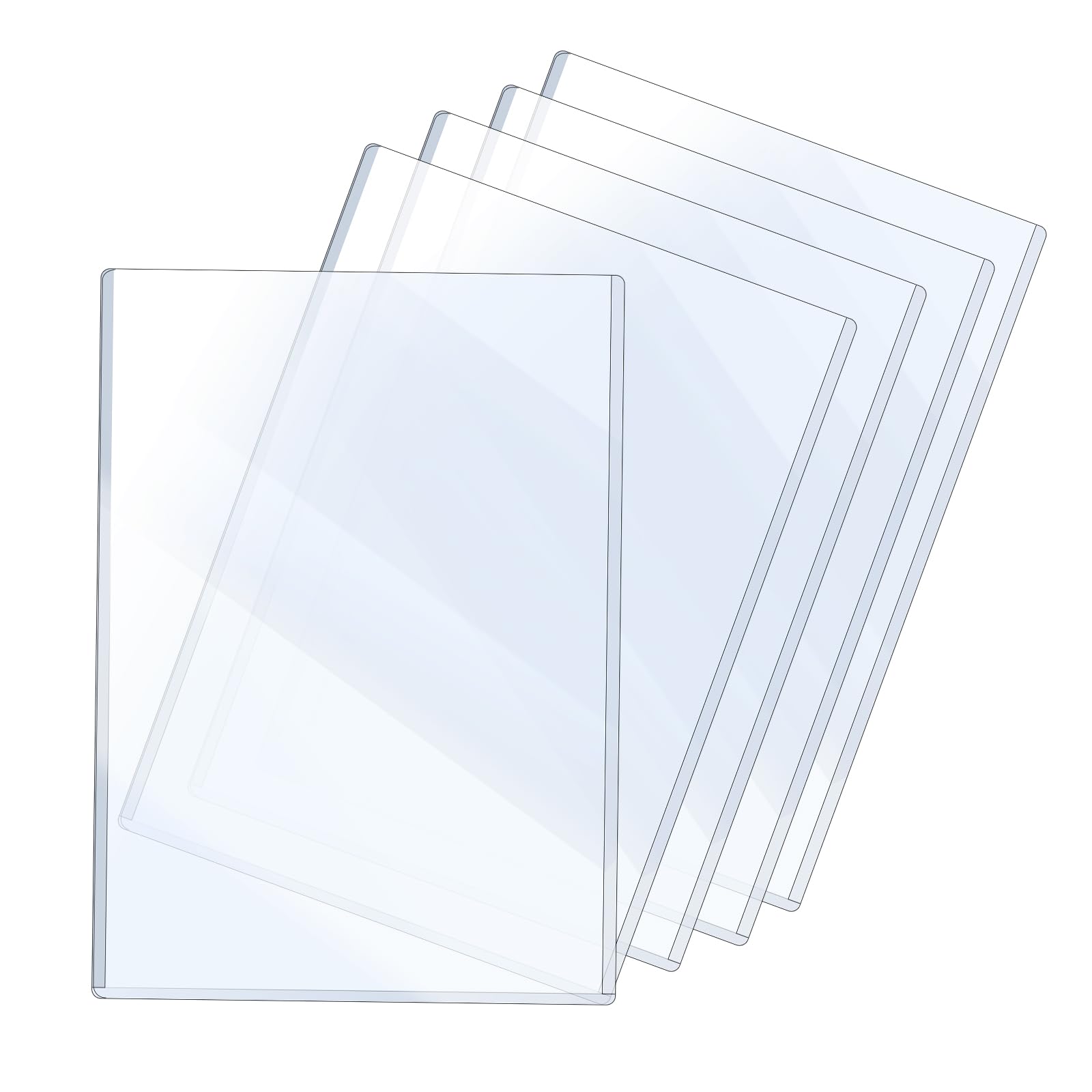 Amazon.com : InnoLuxe Plastic Sheet Protectors 8.5 x 11 Inch - Clear ...