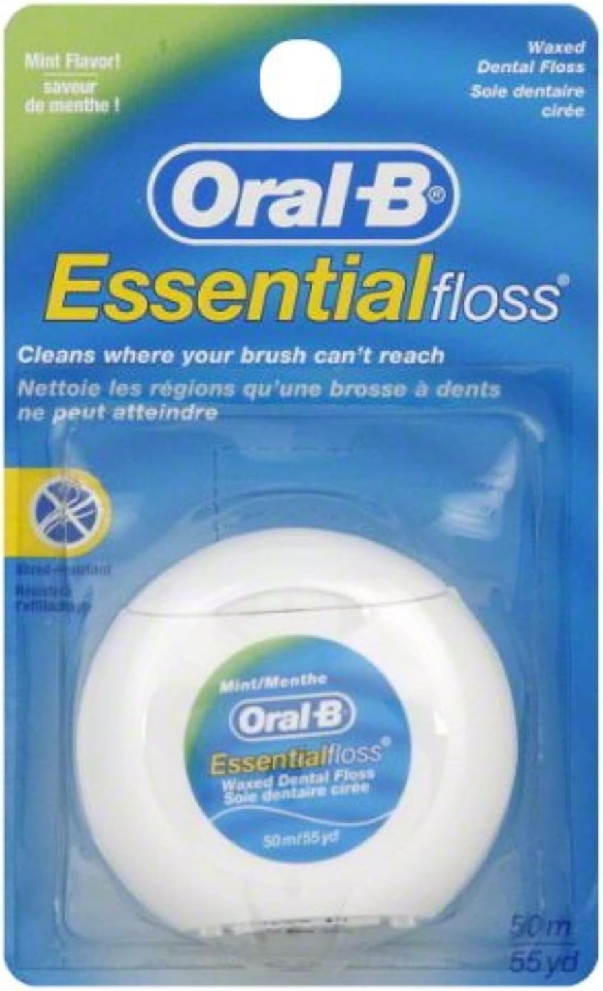 Amazon.com: Oral-B Essential Floss Mint, 54 Yards, 1 Pack : Health ...