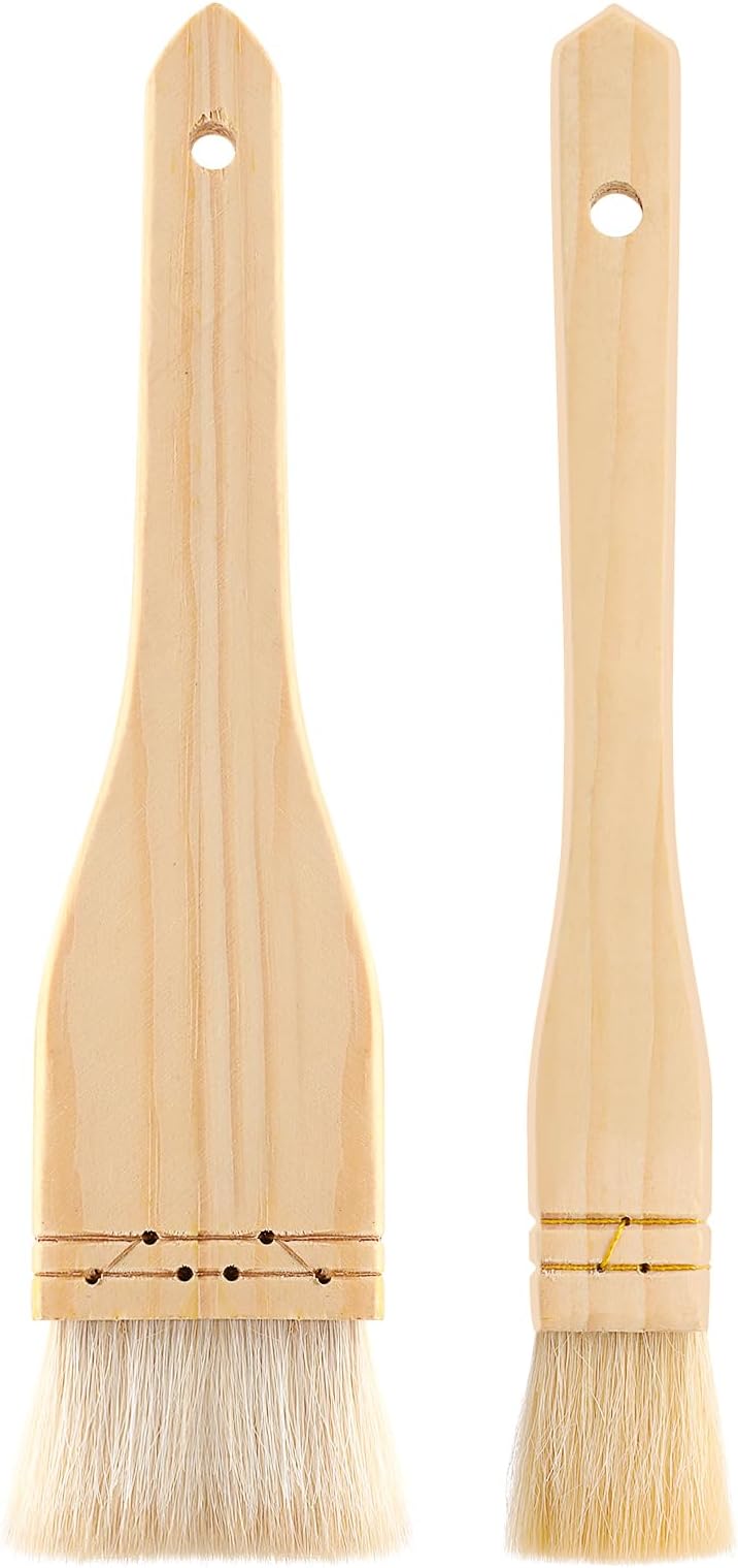 Amazon.com: HAKZEON Flat Hake Brushes Set of 6, Hake Paint Brush ...