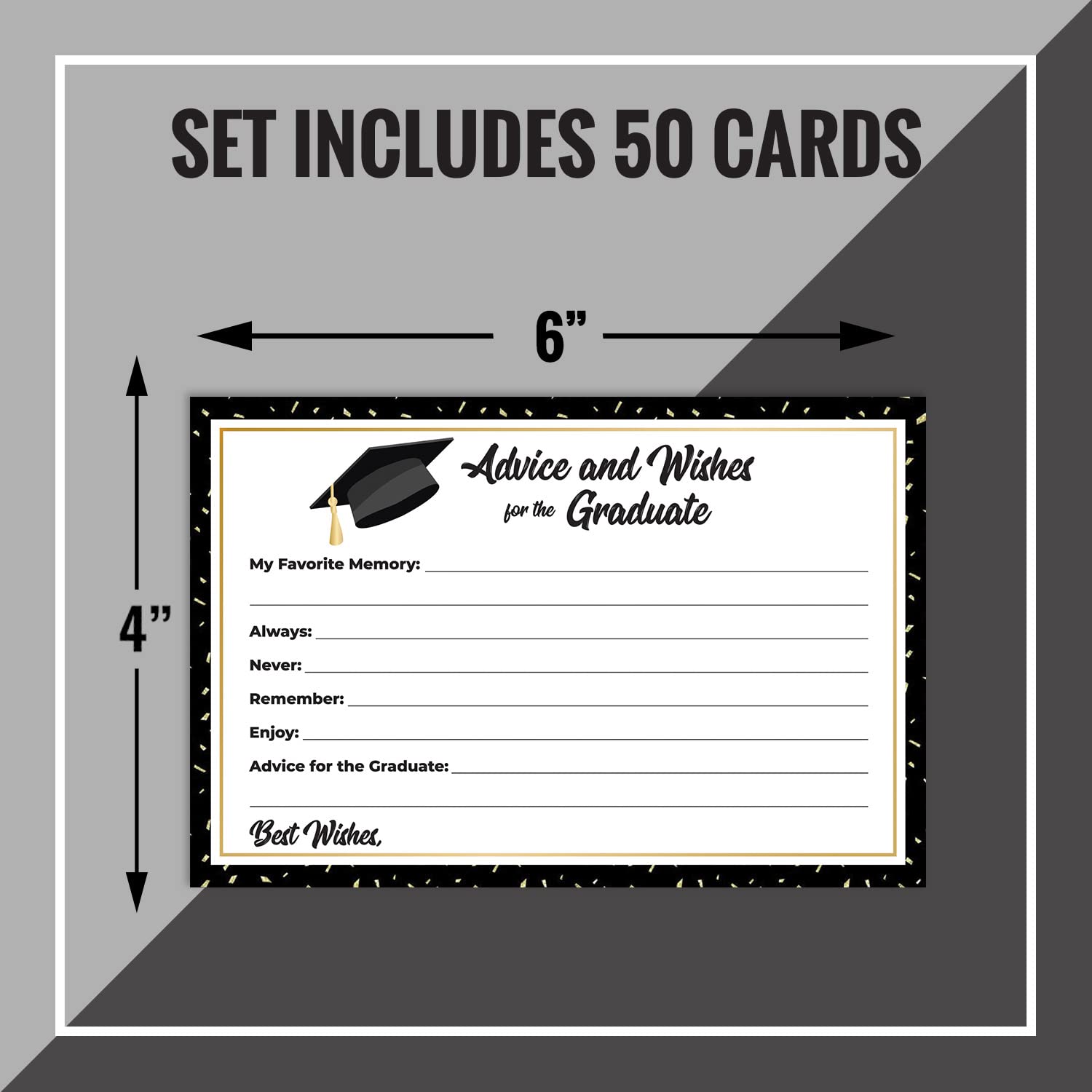 2021 Graduation Advice Cards For The Graduate (50 Pack) - Graduation ...