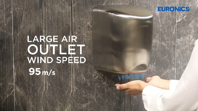 Watch Euronics automatic hand dryer EH26NW on Amazon Live