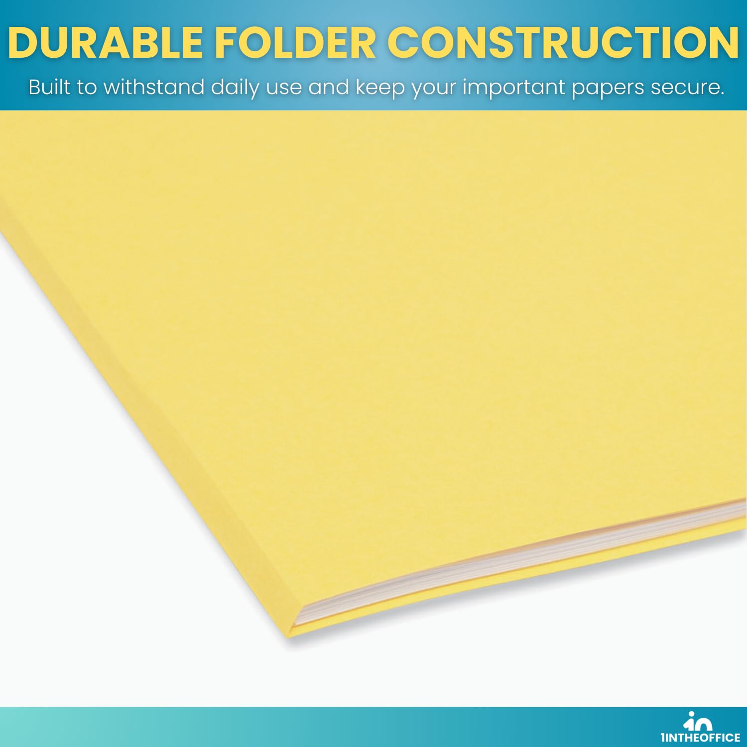 Snapklik.com : 1InTheOffice Yellow File Folder Letter Size
