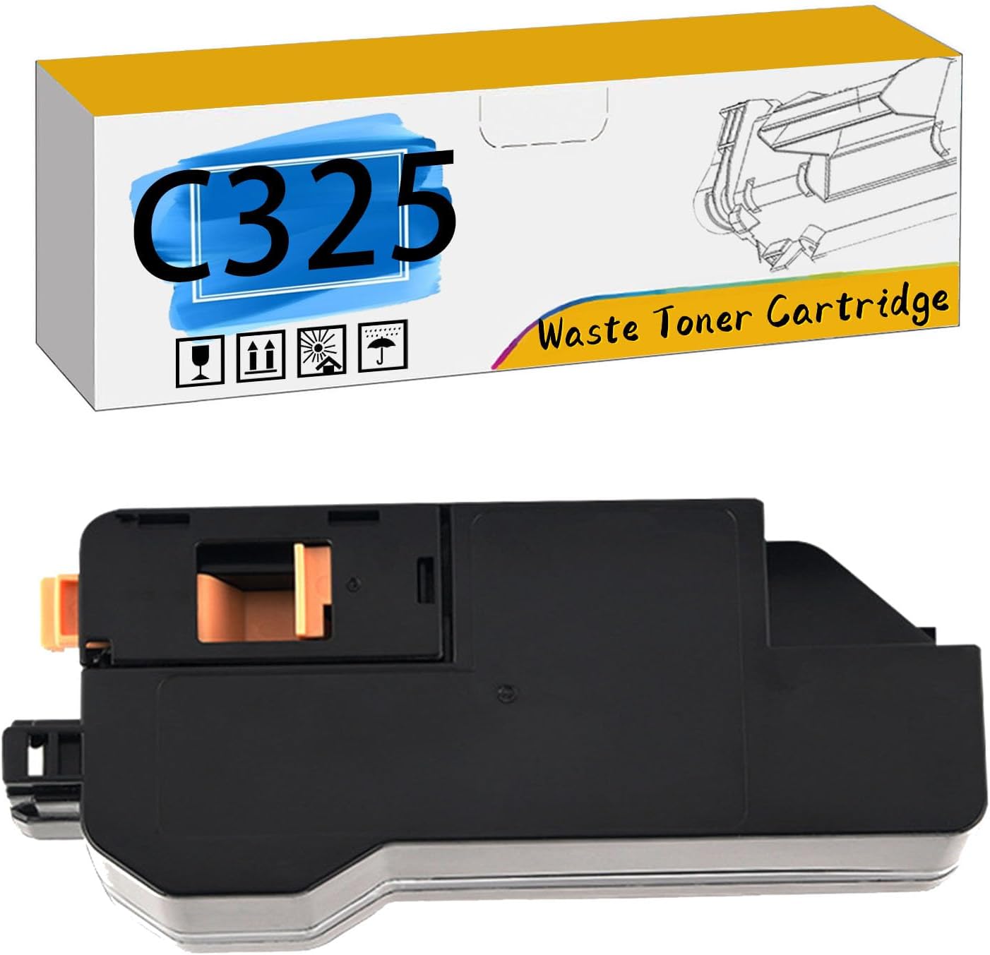 Amazon.com: LISTWA C325 CWAA1003 Waste Toner Box, Compatible for Xerox ...