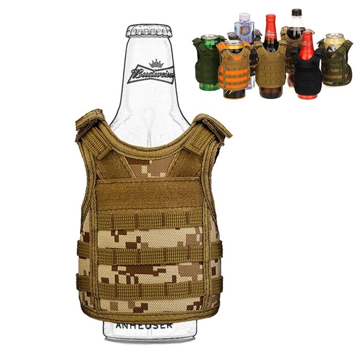 Buy SINAIRSOFT Beer Vests Beverage Cooler Tactical Mini Molle ...