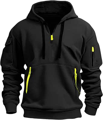 Amazon.com: Mens Zip Up Hoodie Lightweight Sweatshirt Basic Long Sleeve ...