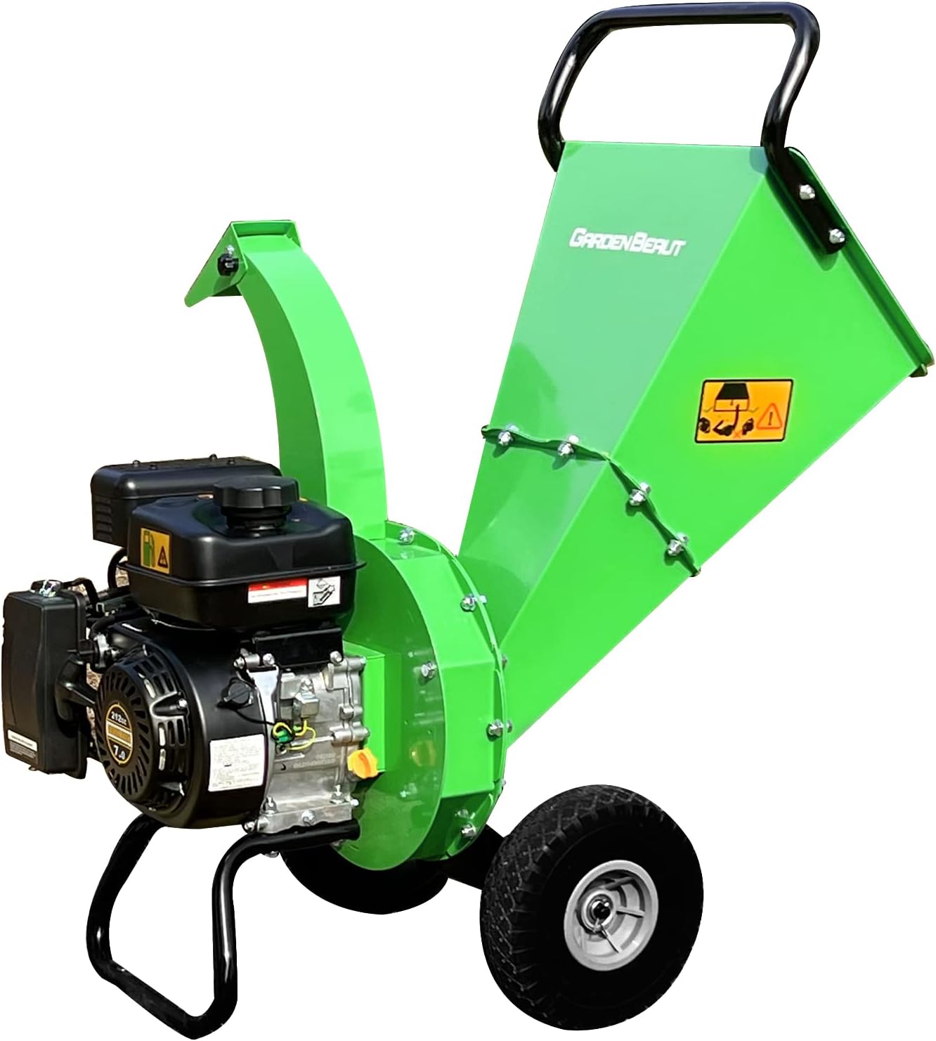 Amazon.com : GARDENBEAUT S3 Wood Chipper Shredder, 7 HP 212cc Gasoline ...