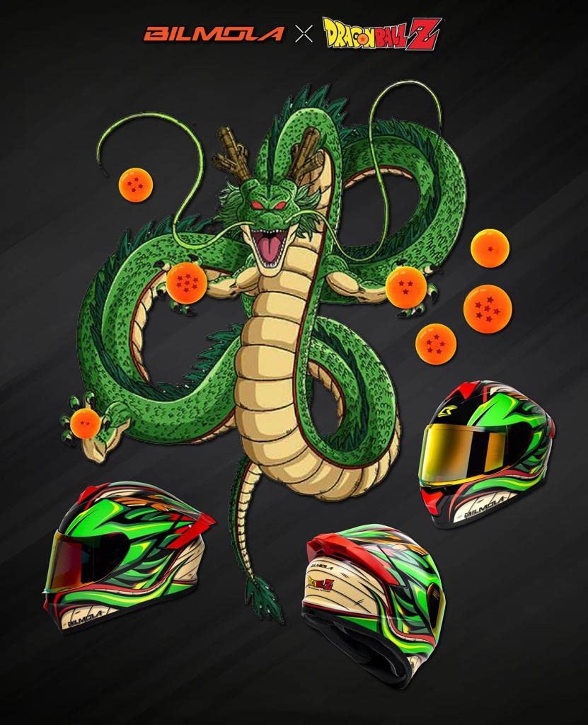 Buy SHENRON -DRAGON BALL Z HELMET, Motorcycle Helmet Online at ...