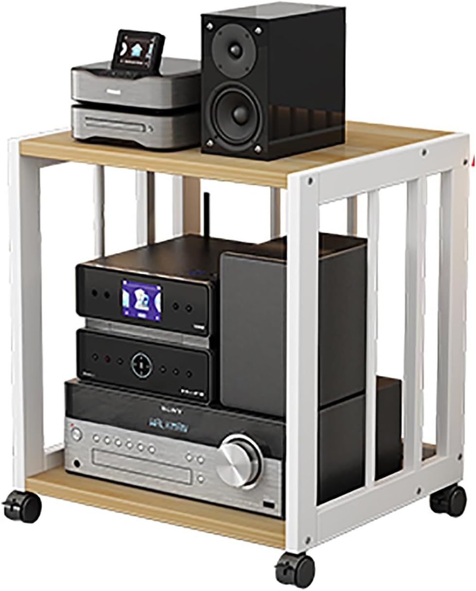 CIFIEXUE Audio Video Tower Media Stand - 2/3/4/5 Shelf Stereo Rack ...