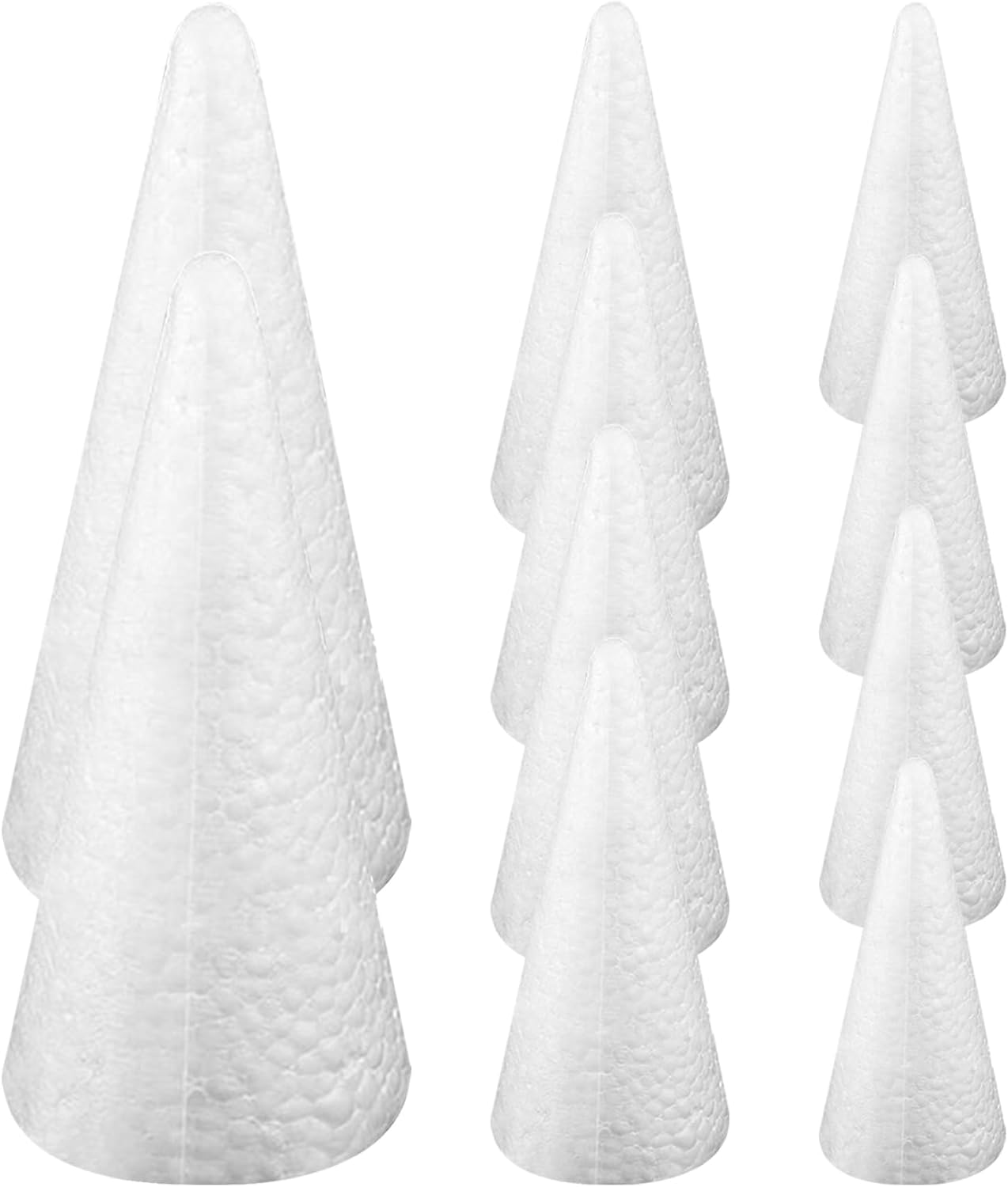 Amazon.com: Polystyrene Cone Craft Foam Cone 10PCS Foam Cones for ...