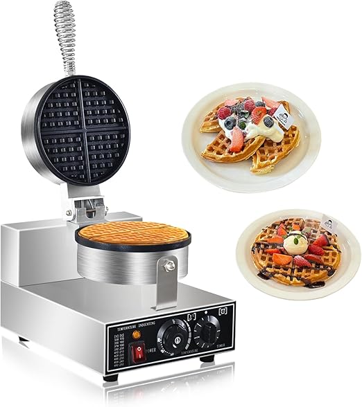 Amazon.com: Commercial Waffle Maker Electric Waffle Iron Non-Stick ...
