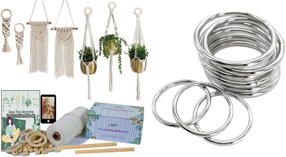 Amazon.com: Ewparts Macrame Kits for Beginners with Instruction Book ...