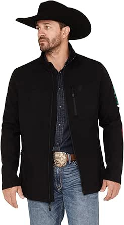 RANK 45 Men's 45& Mexico Seal Softshell Jacket Black Large US at Amazon ...