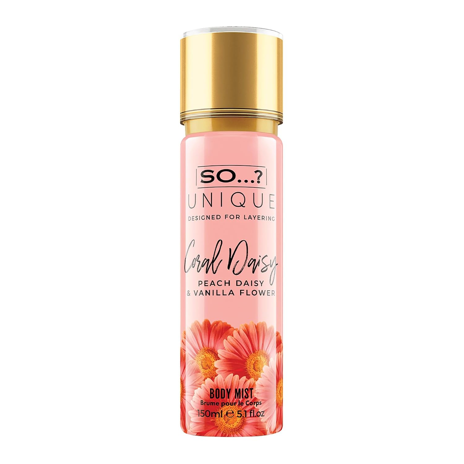 Amazon.com : So...? Unique Coral Daisy Body Mist - Perfume for Women ...