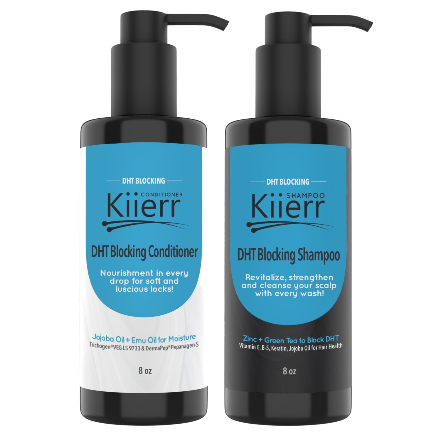 Amazon.com : Kiierr DHT Blocking Anti-Thinning Shampoo and Conditioner ...