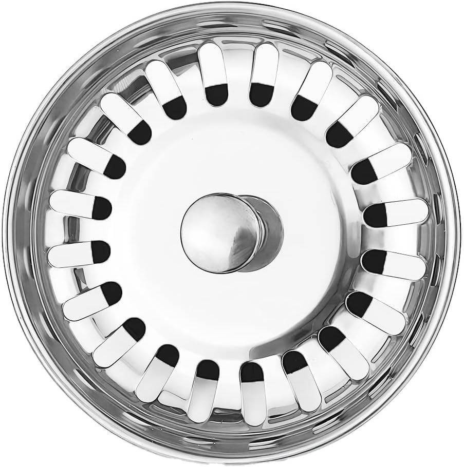 Kitchen Sink Strainer Plug, Stainless Steel Kitchen Sink Strainer Plug ...
