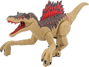 GSV Essentials Remote Control Dinosaur Spinosaurus Toy, Sound And Led ...