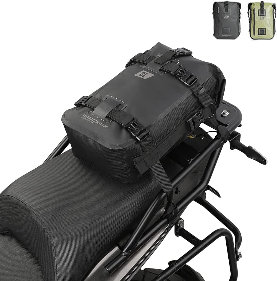 Rhinowalk Motorcycle Tail Bag Motorcycle Pannier Bag Motor Travel ...
