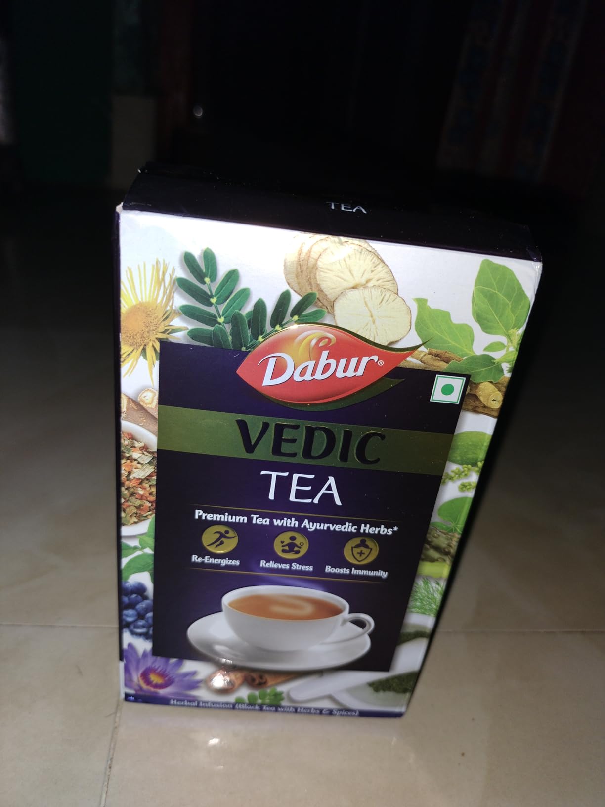 DABUR Vedic Tea - 250 Gram (Black Tea) | Chai Handpicked From Assam ...
