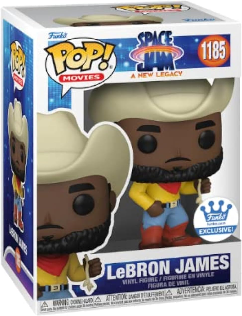 Funko Pop: Space Jam: A New Legacy Cowboy Lebron James Funko Shop ...