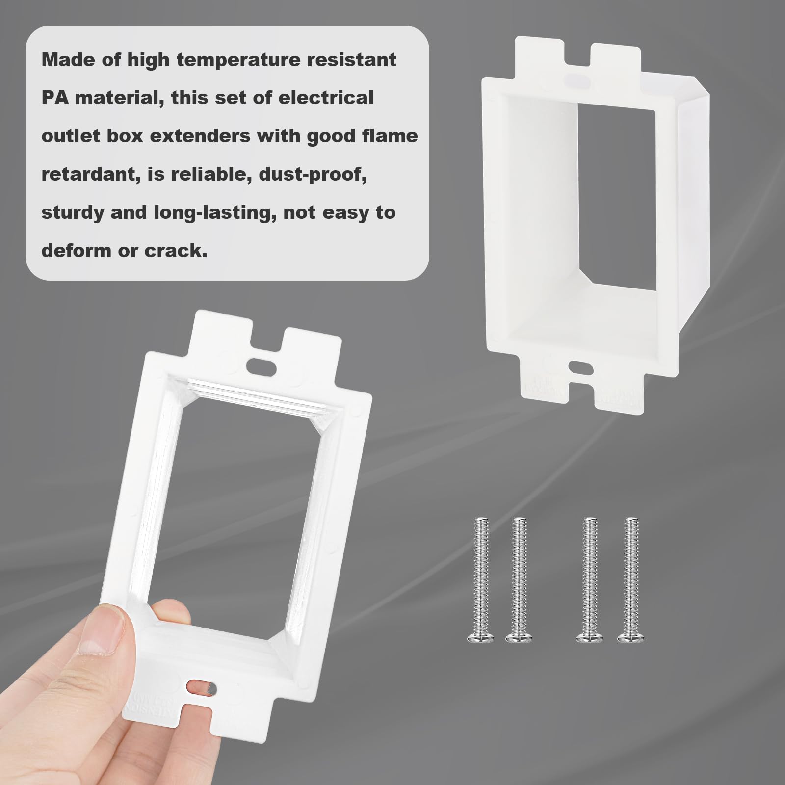 Snapklik.com : OwnMy 6PCS Electrical Outlet Box Extenders 1 Gang ...