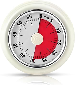 Amazon.com: Wind Up Kitchen Timers, 60 Minute Mechanical Visual Timer ...