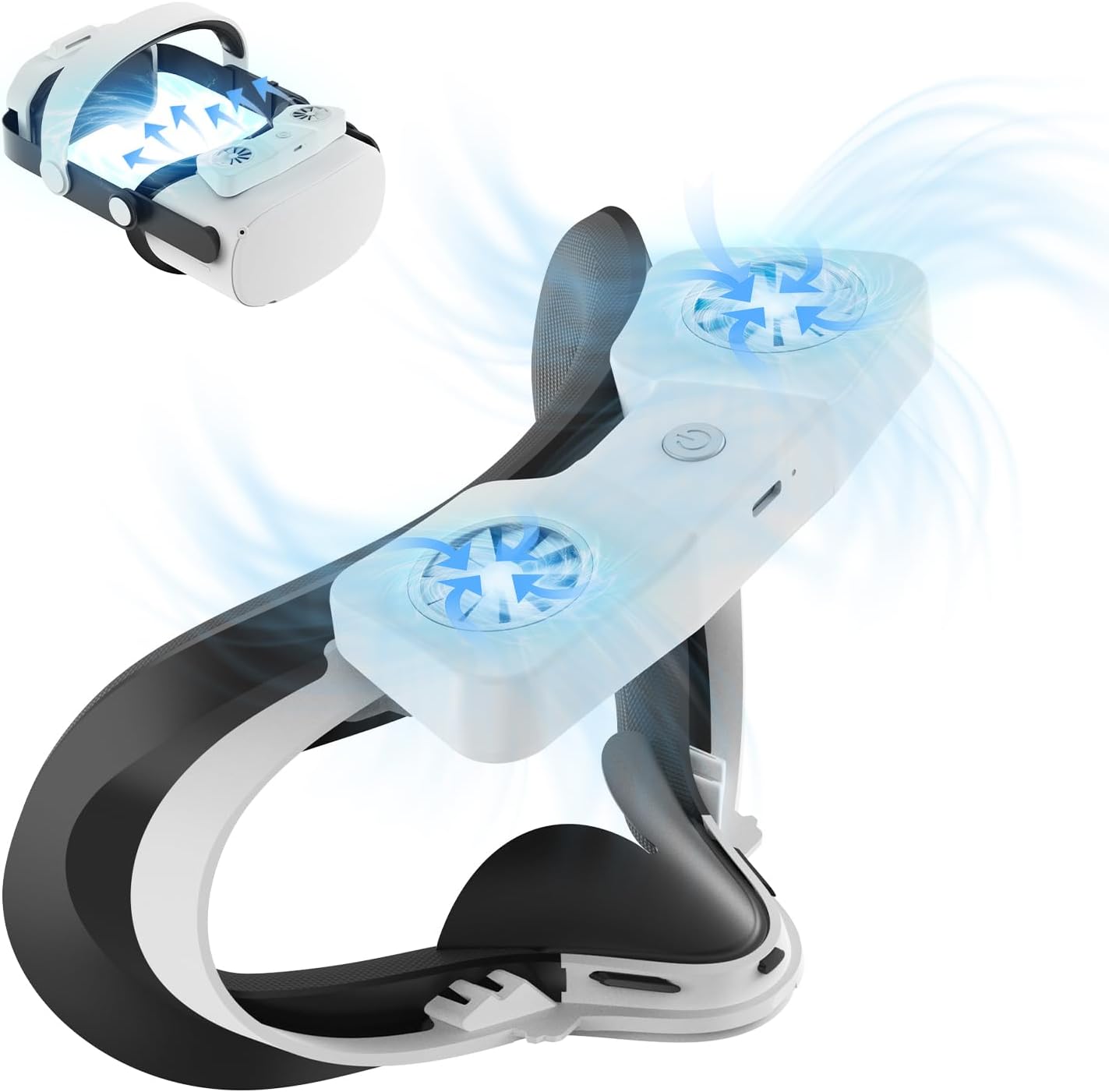 Amazon.com: HAMOPY VR Cooling Fan Face Cover for Meta/Oculus Quest 2 ...