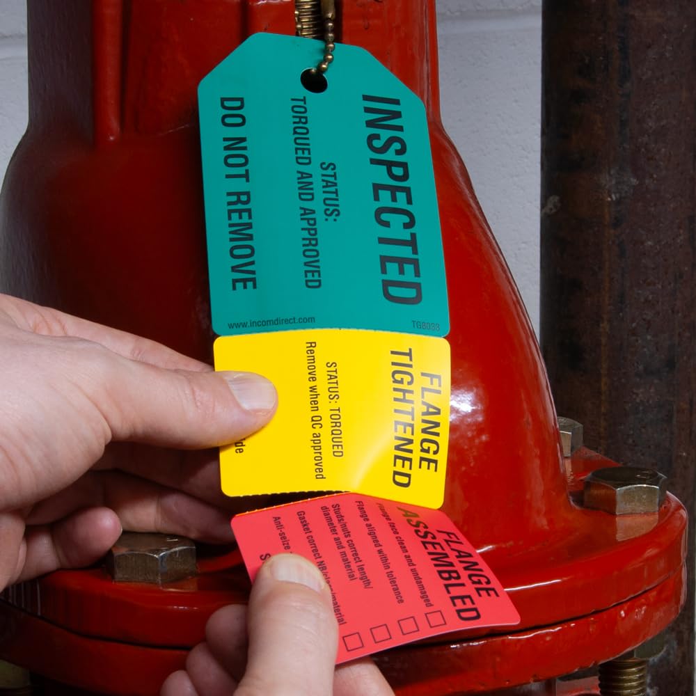 Sold Tags Manufacturing 3-Stage Flange Tags, Heavy Duty All-Weather ...