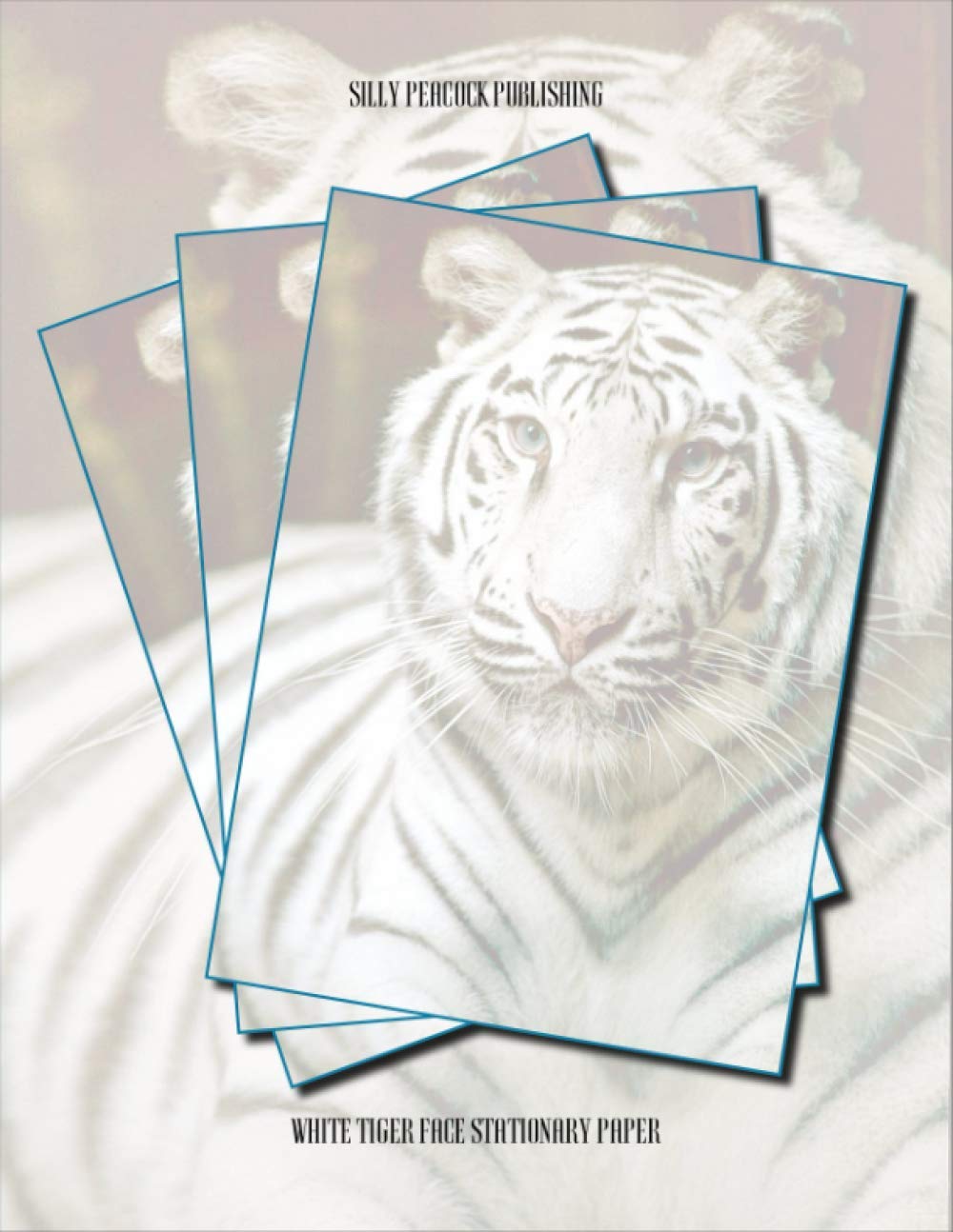 Buy White Tiger Face Stationary Paper: Siberian Tiger Stationery Paper ...