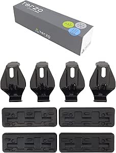 Amazon.co.jp: Terzo (by PIAA) EH446 Roof Carrier, Base Carrier, Mounting Holder Set, 4 Pieces ...