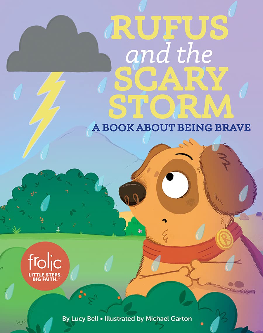 Amazon.com: Rufus and the Scary Storm: A Book about Being Brave (Frolic ...