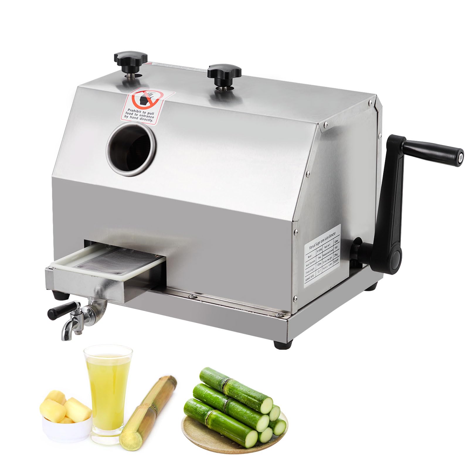Amazon.com: JustSmart Manual Sugar Cane Juicer Machine, Sugar Cane ...