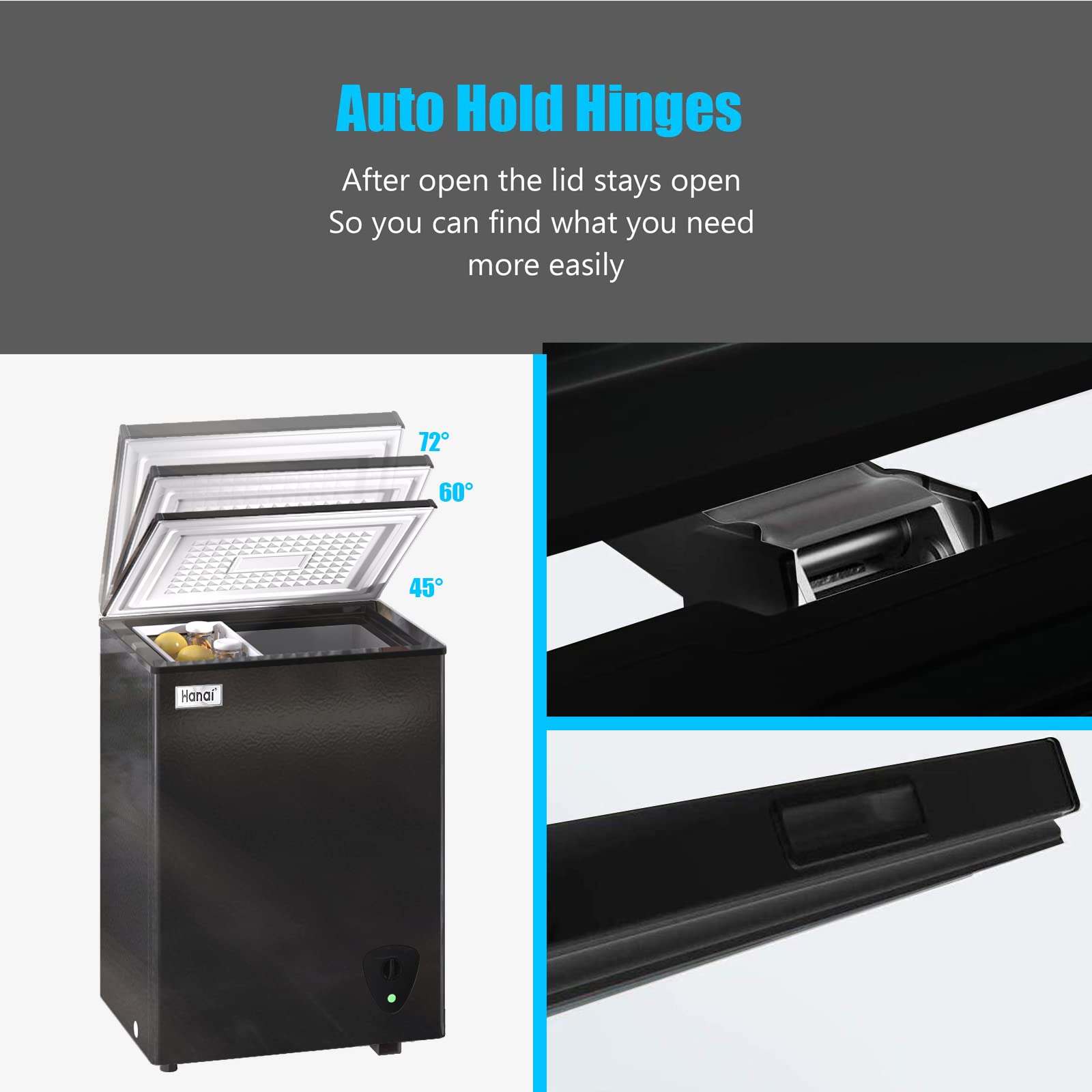 Snapklik.com : Chest Freezer WANAI 3.5 Cubic Deep Freezer