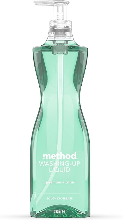 Method Washing Up Liquid, Green Tea & Citrus, 532 ml : Amazon.co.uk ...