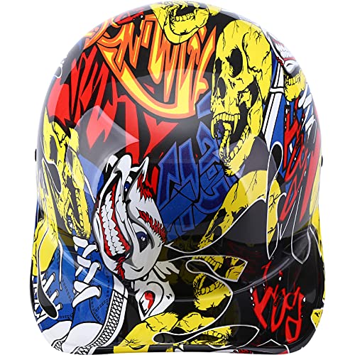 Snapklik.com : Yesmotor Baseball Motorcycle Helmet Half Cap For Bike ...