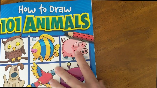 Watch How to Draw 101 Animals Book is Fun - 10 Year Old Tries it! on ...