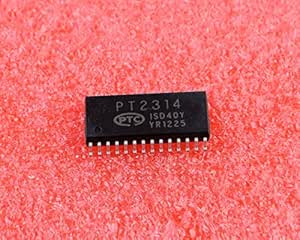 heart seallc 10pcs PT2314 SOP-28 PT2314 2314 SOP28 PTC Channel Input ...