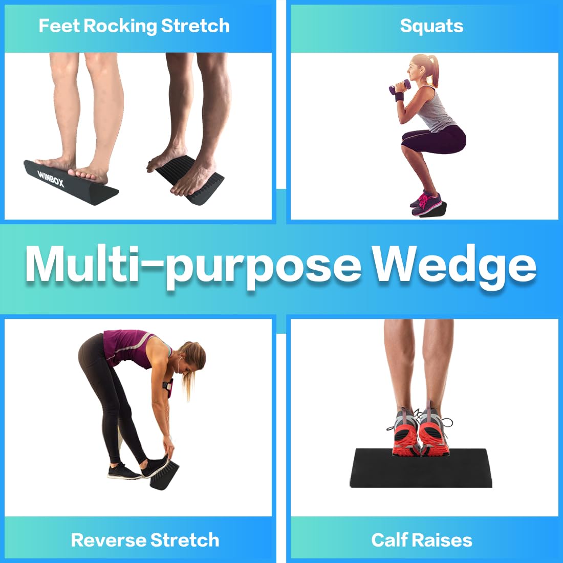 Snapklik.com : Squat Wedge And Slant Board For Calf Stretching, Foot ...