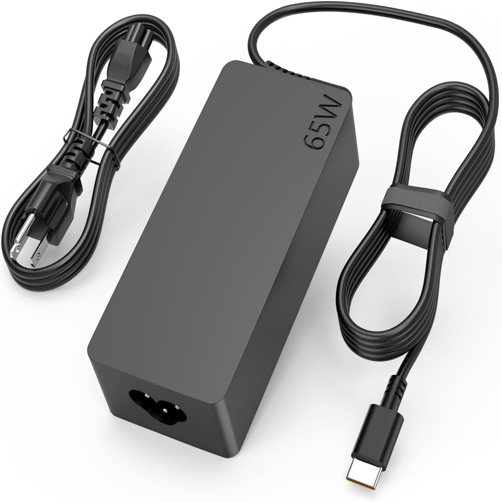 65W USB C Laptop Charger Compatible with Lenovo Laptop Charger for ...