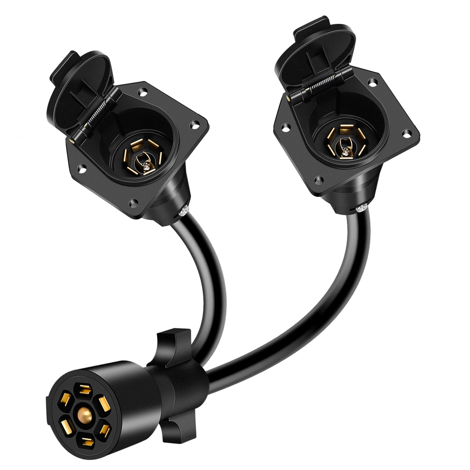 7 Pin Connector 7-Way Trailer Plug Pigtail Harness - OEM Style ...