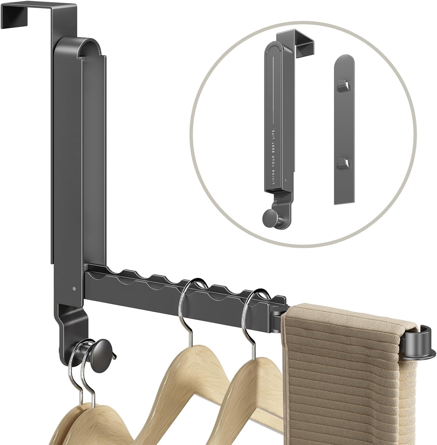 Amazon.com: SAYIHEXIHE Over The Door Collapsible Drying Racks for ...