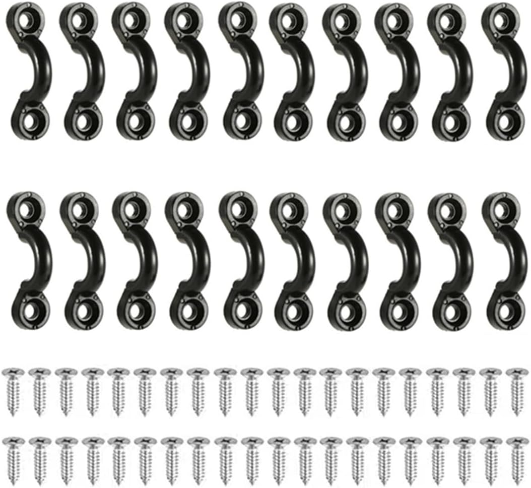 Amazon.com : QLXHBOT Kayak Pad Eye Kit, 20pcs Kayak Tie Down Loops Deck ...