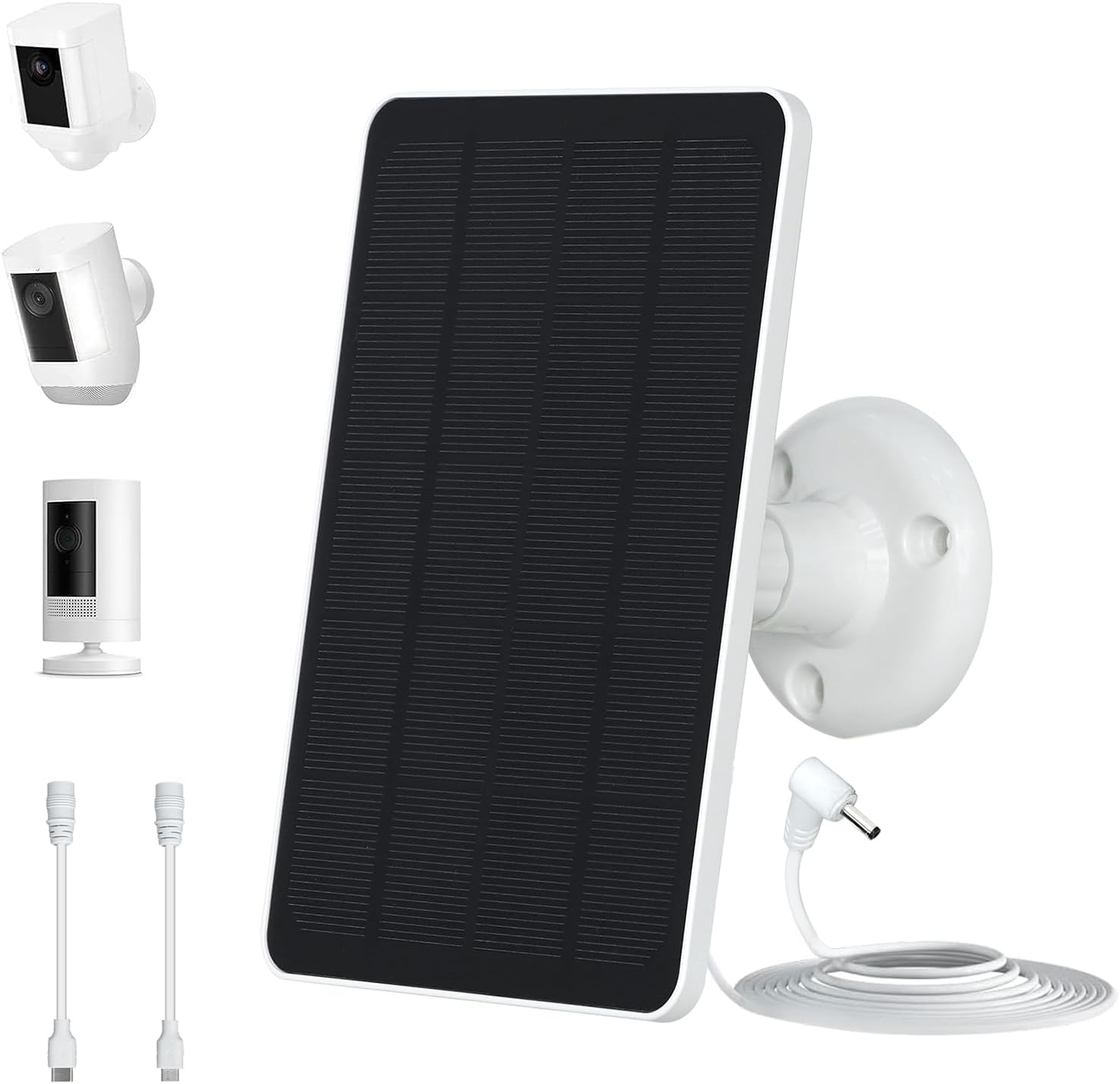 Amazon.com : 7W Solar Panel for Ring Camera, USB Ring Solar Panel for ...