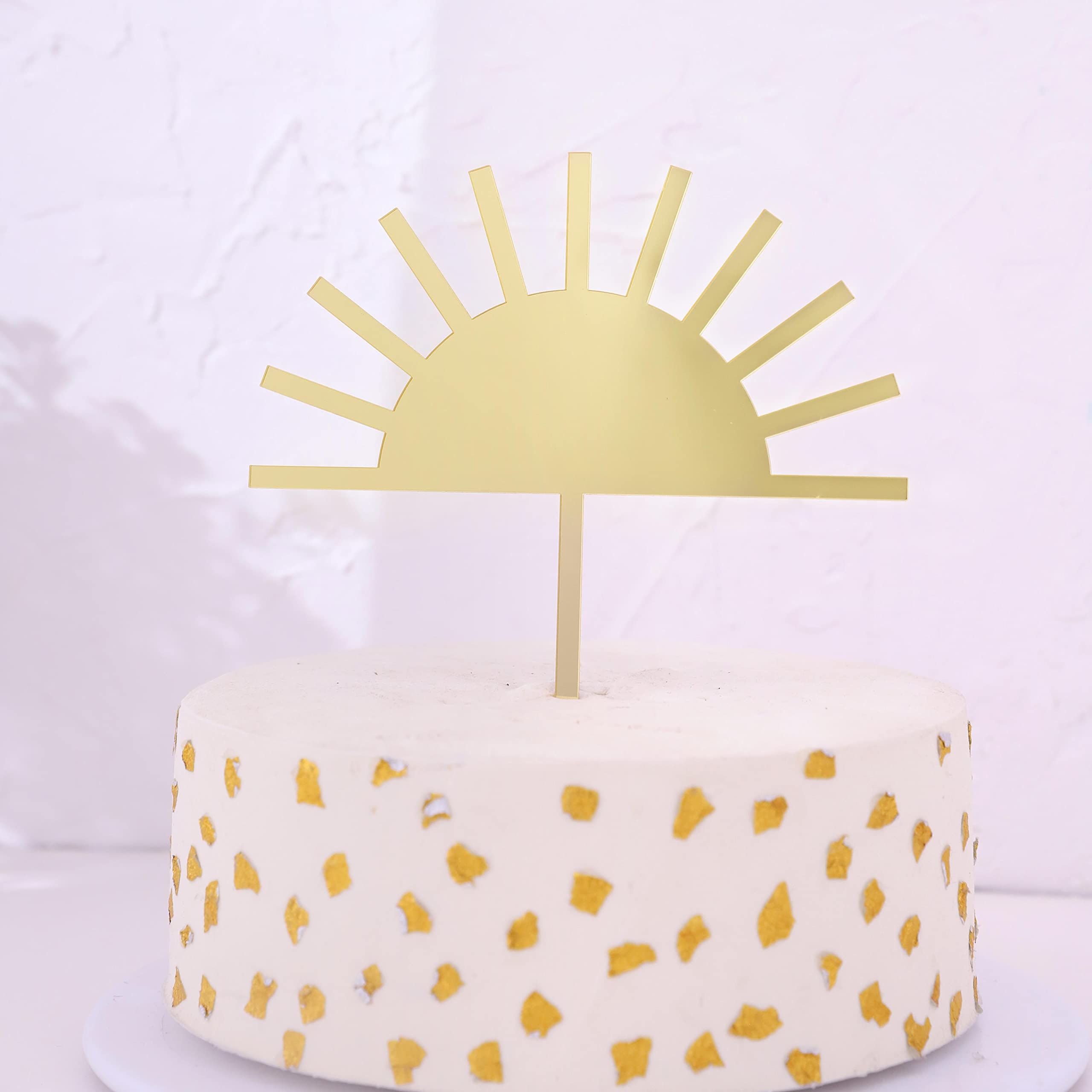 Vavayao Acrylic Sheet Sun Cake Courtesy Sunshine Cake Topper Sun ...