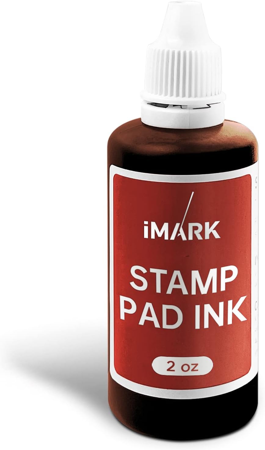 Amazon.com : iMARK Premium Refill Ink for Self-Inking Stamps, Daters ...