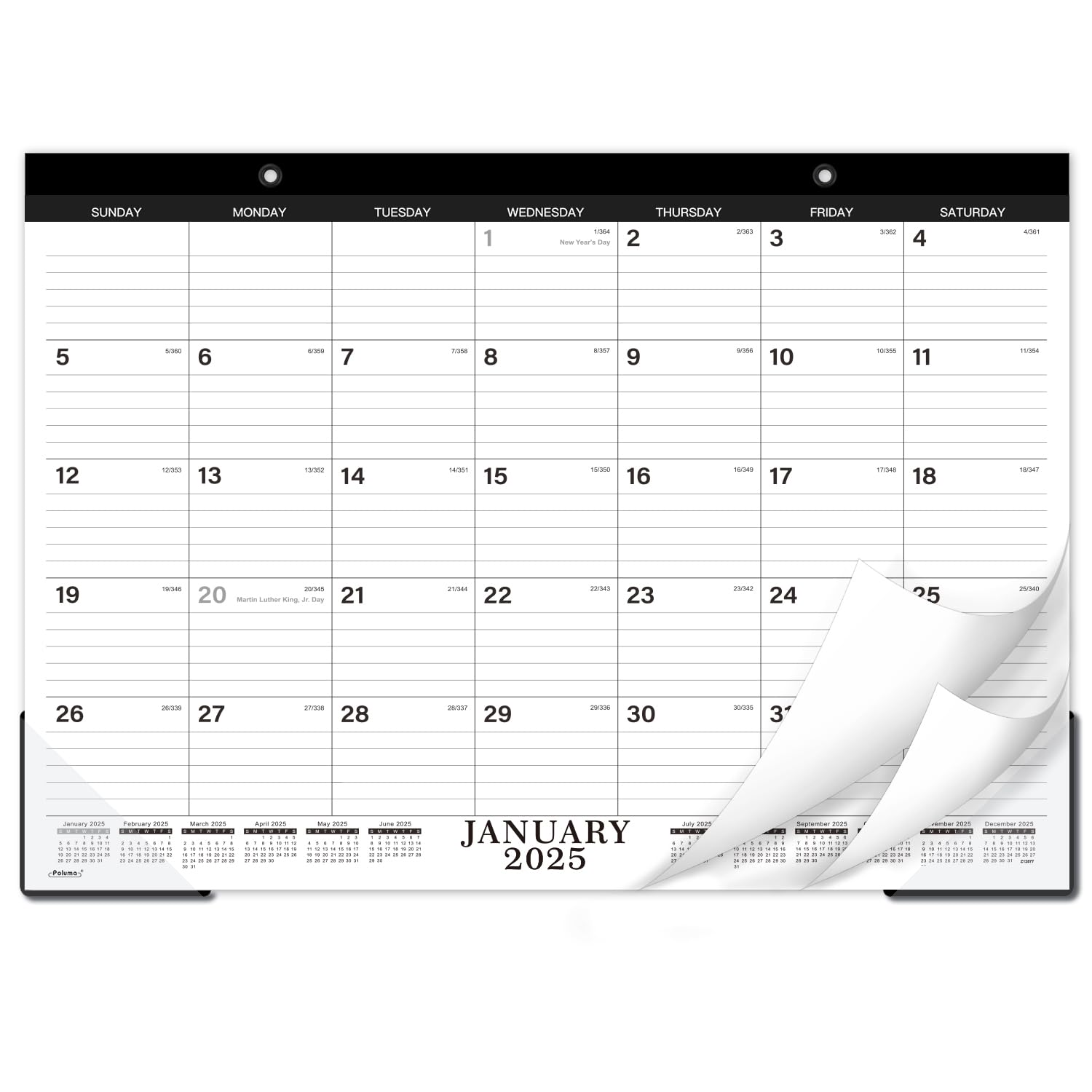 Snapklik.com : 2024-2025 Desk Calendar - MAR 2024 - AUG 2025, 12 ...